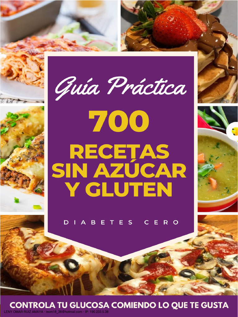 700 Recetas Sin Azúcar y Gluten PDF | PDF | filete | Tortita
