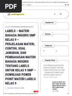 17 Contoh Soal Labels Bahasa Inggris Dan Kunci Jawaban | PDF ...