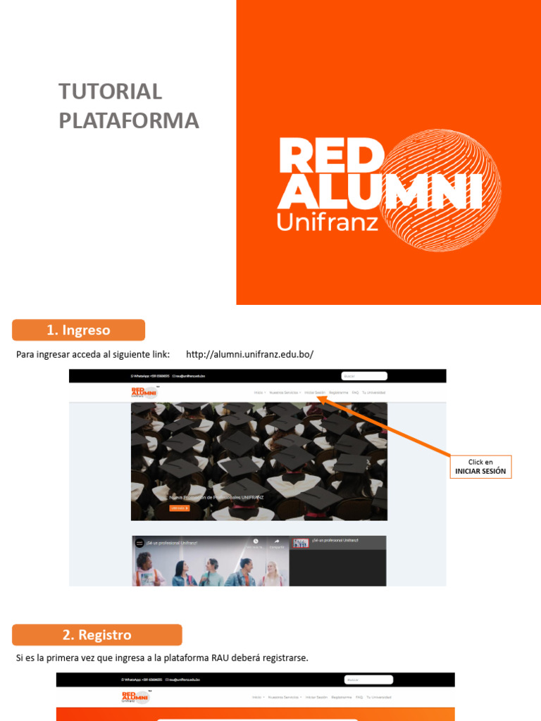 Tutorial Encuesta Plataforma RAU | PDF