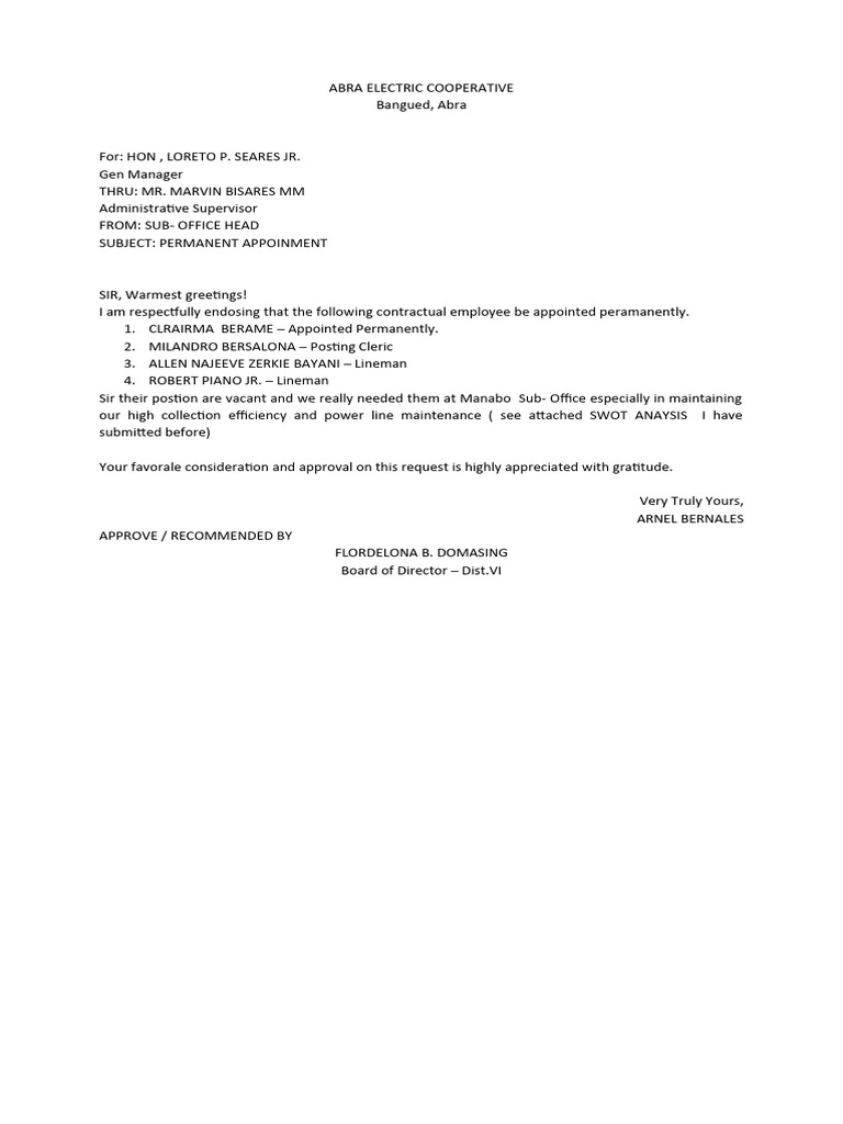 Abra Electric Cooperativ2 | PDF