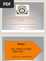 Bike Maintenance Inspection Checklist | PDF | Vehicle Technology | Machines