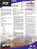 Adhesivo Pegavitro® para Pisos y Muros | PDF | Hormigón | Agua