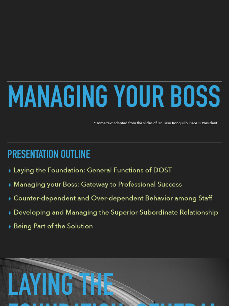 Managing Your Boss | PDF | Leadership | Psychological Concepts