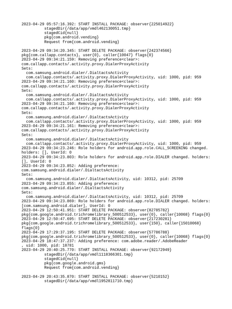 PM Debug Info | PDF | Software | Data Management