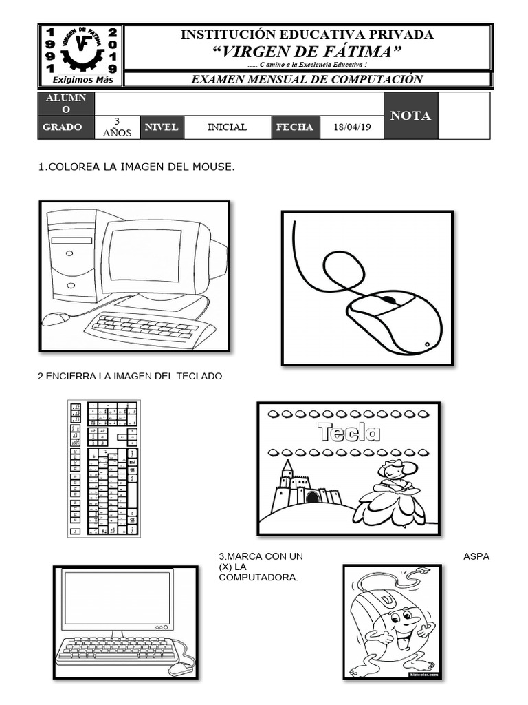 Examen de Computacion | PDF