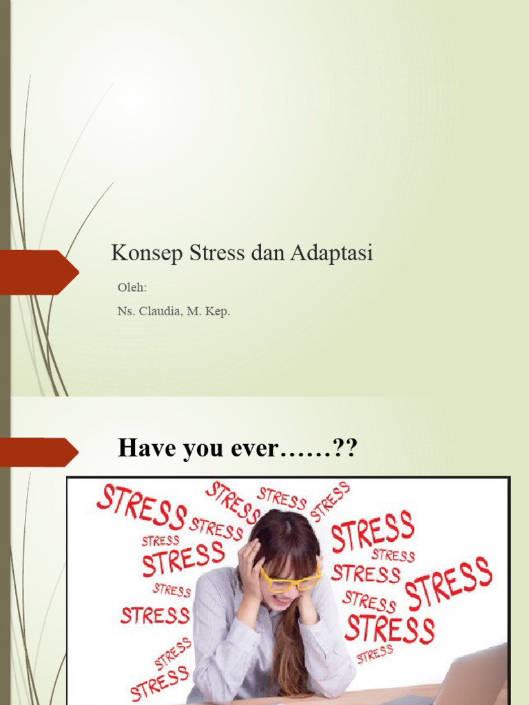 Konsep Stress Dan Adaptasi New | PDF