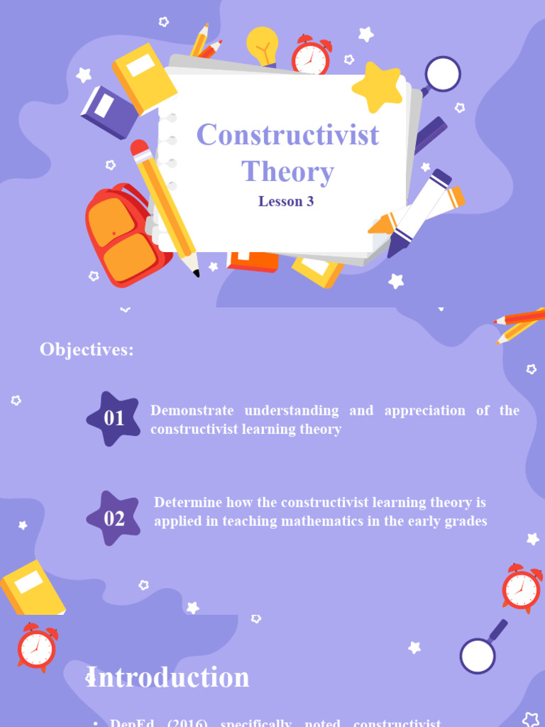 Constructivist Theory in Early Math Teaching | PDF | Constructivism ...