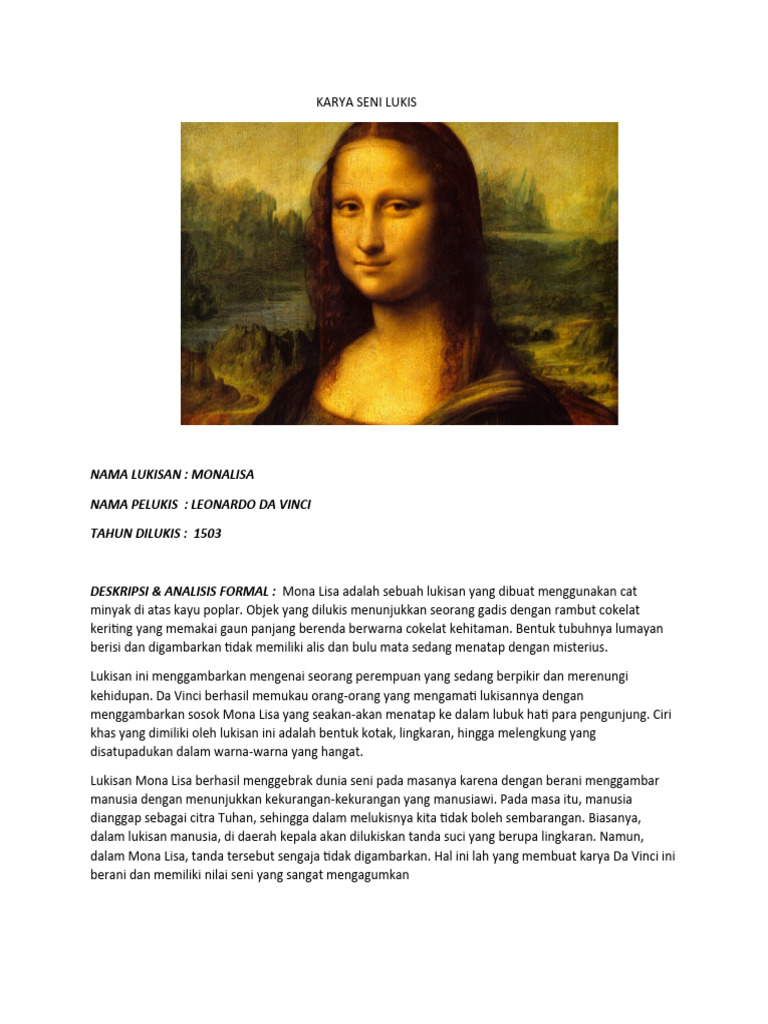 Karya Seni Lukis | PDF