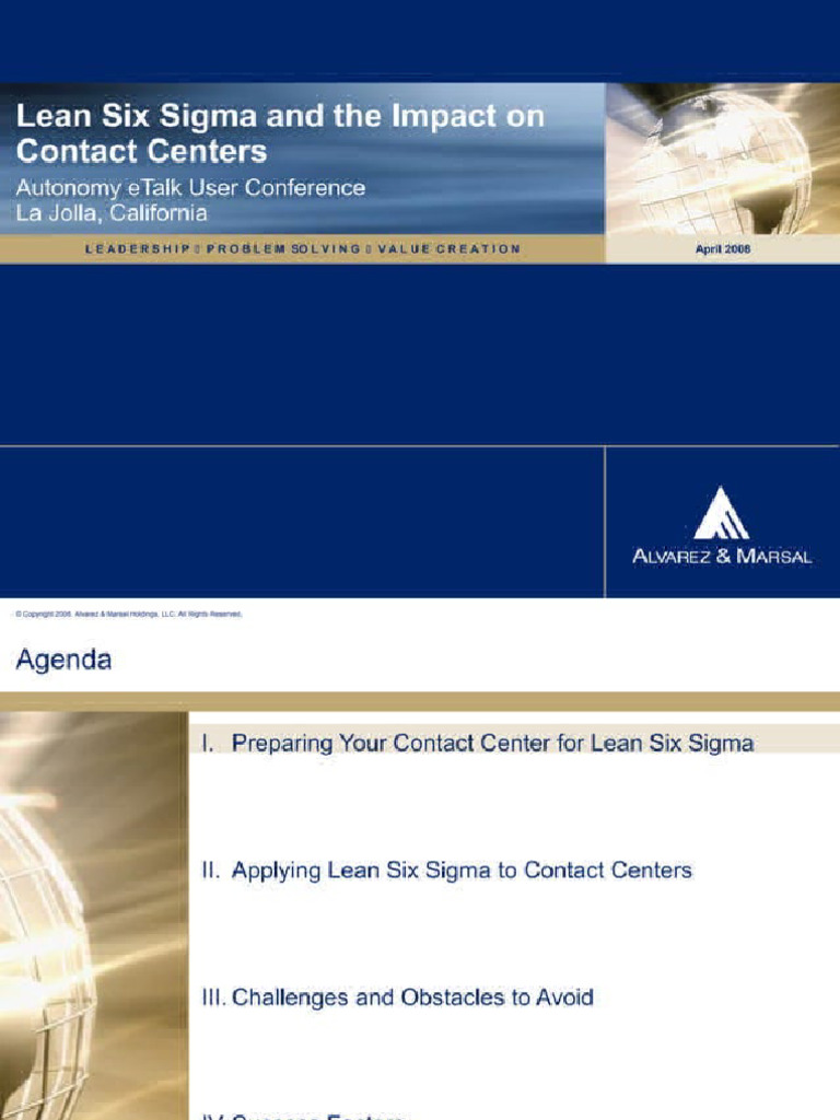 6 Sigma For CSR | PDF