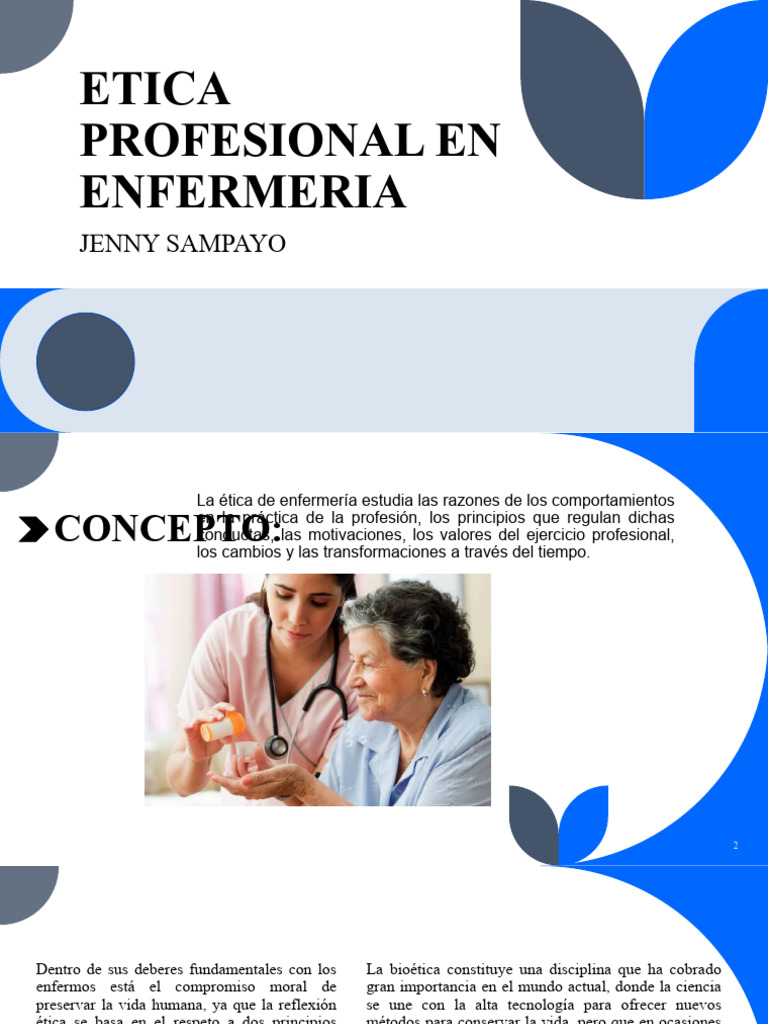 Ética y Derechos en Enfermería | PDF | Enfermería | Moralidad