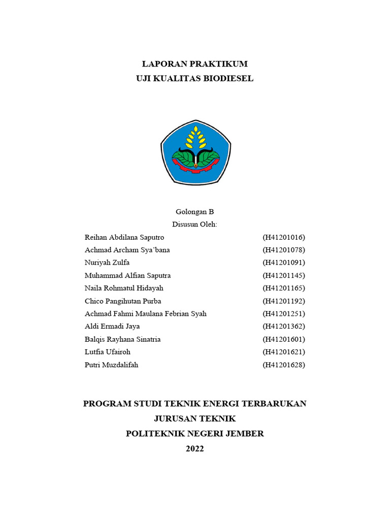 LAPRAK UJI BIO | PDF