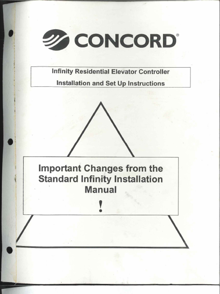 Concord Infinity Residential Elevator Controller Installation ...