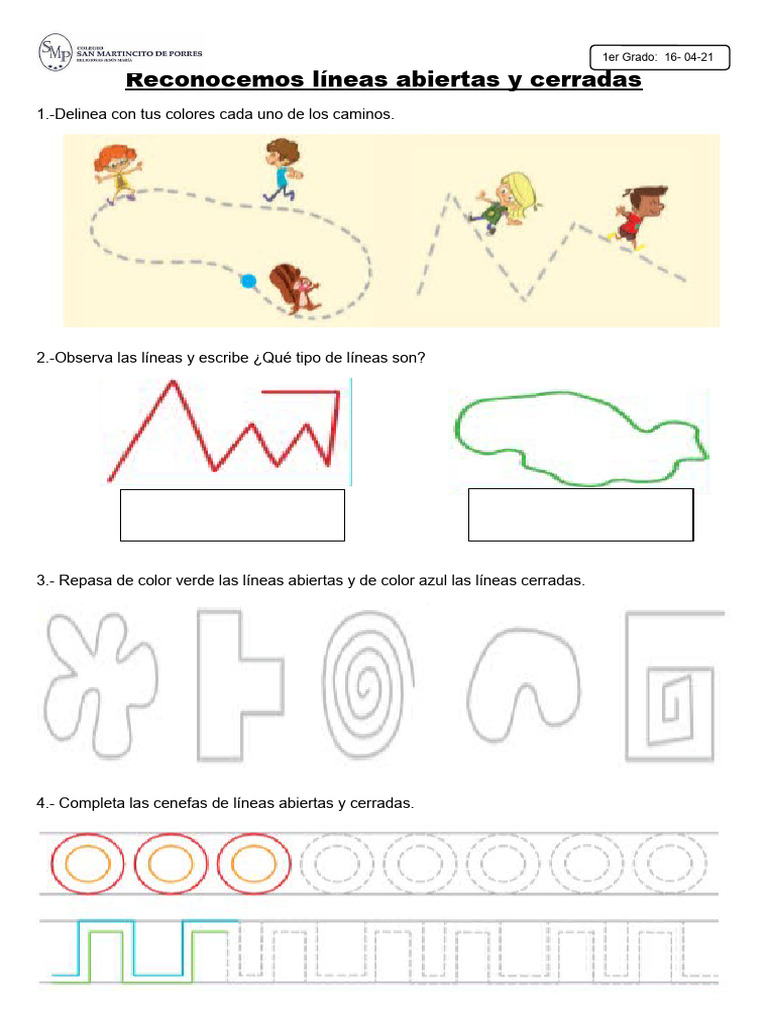 Clase Zoom Lineas Abiertas y Cerradas 16-04-21 | PDF