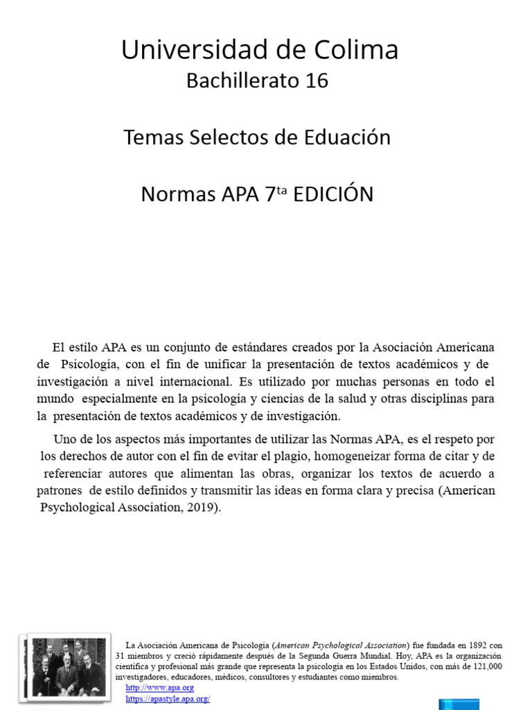 Guia Normas APA 7a Edicion | PDF
