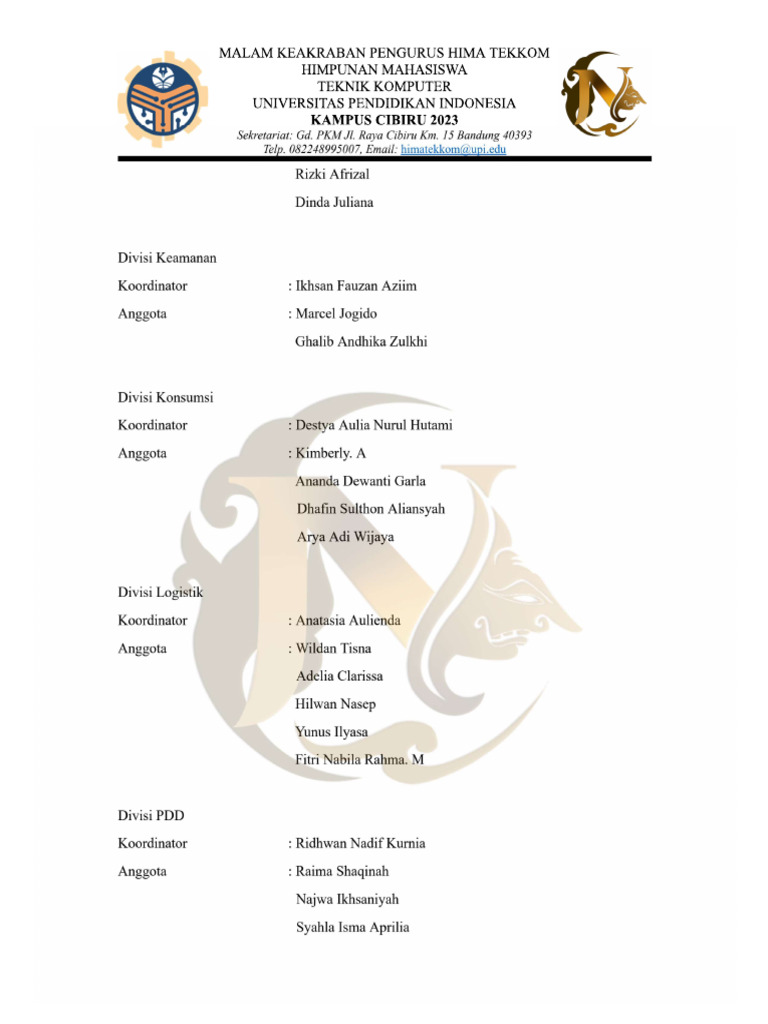 Proposal Makrab HIMA | PDF