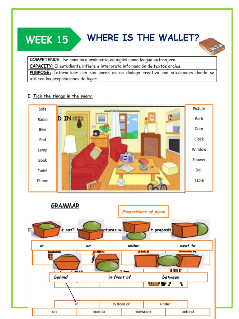 Prepositions - Simple Present | PDF