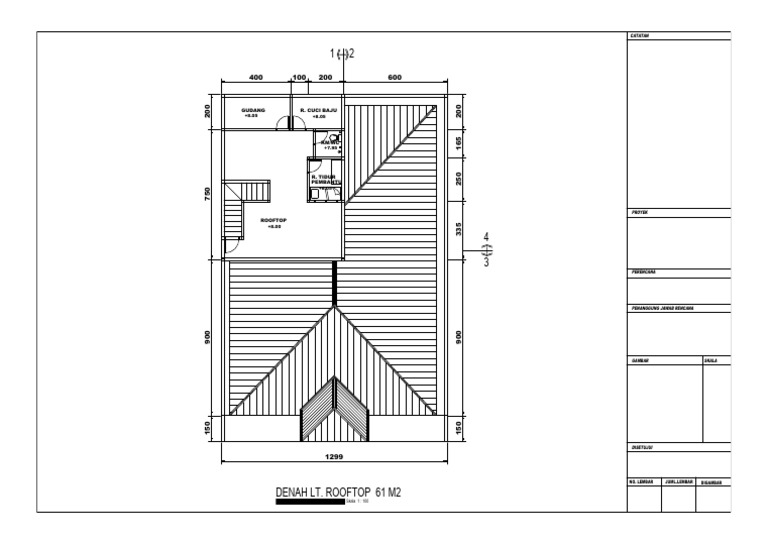 4 Denah Rooftop | PDF