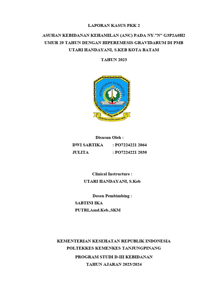 Lap PKK 2 Kelompok Batam G 1-2 | PDF