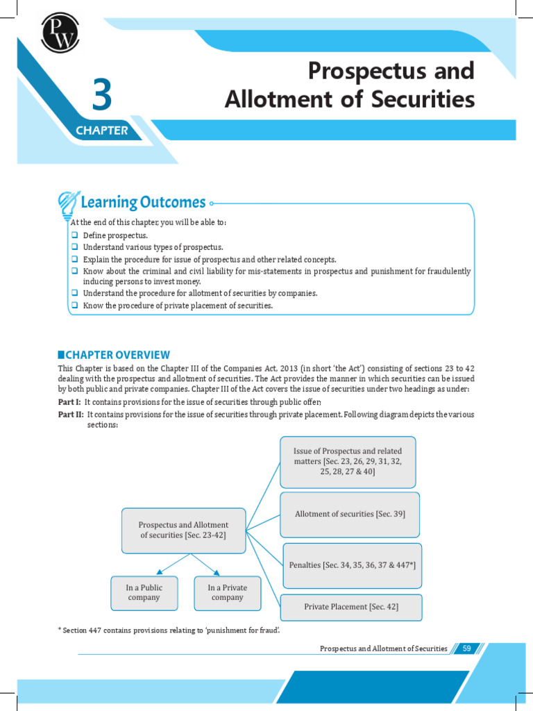 Prospectus and Allotment of Securities - E-Notes - Udesh Regular ...