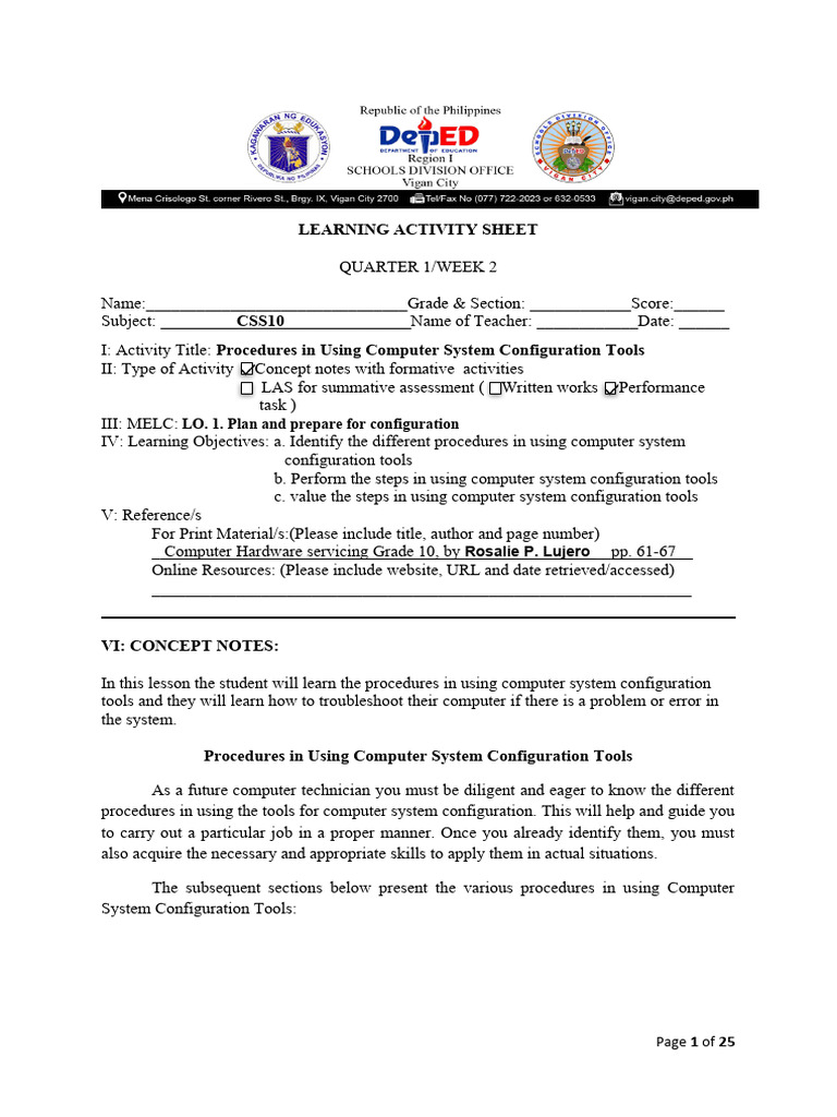 Computer System Configuration Guide | PDF | Windows Registry | Backup