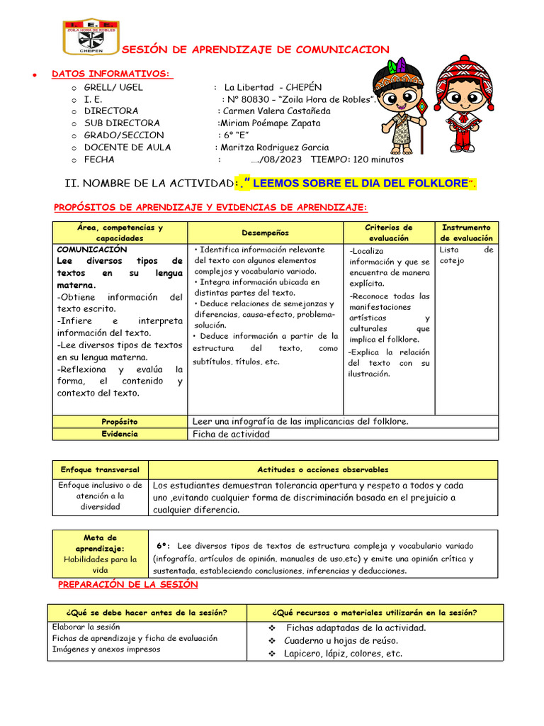 Dia Del Folklore | PDF