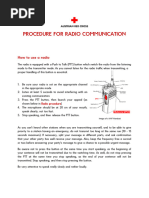 Military Radio Voice Procedure Guide | PDF | Speech | Alphabet