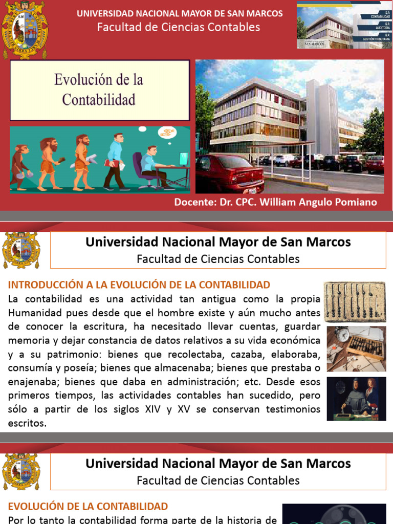 Evolución de La Contabilidad | PDF | Contabilidad | Software