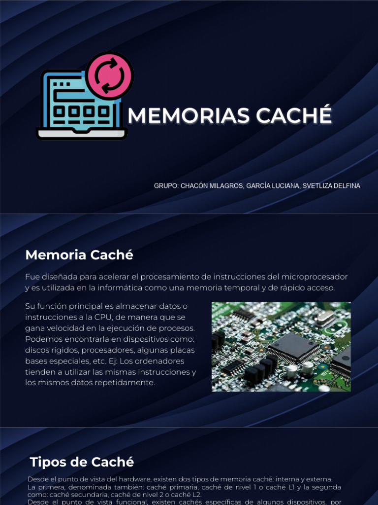 MEMORIA CACHÉ - TP Hardware | PDF