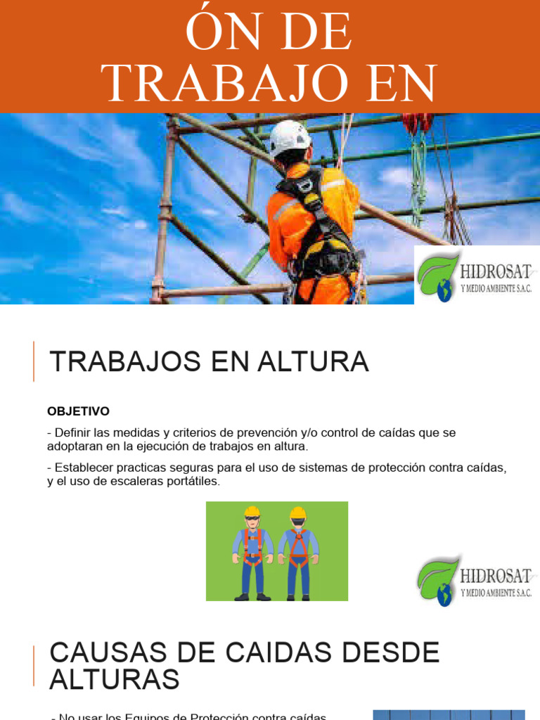 Capacitación de Trabajo en Altura | PDF
