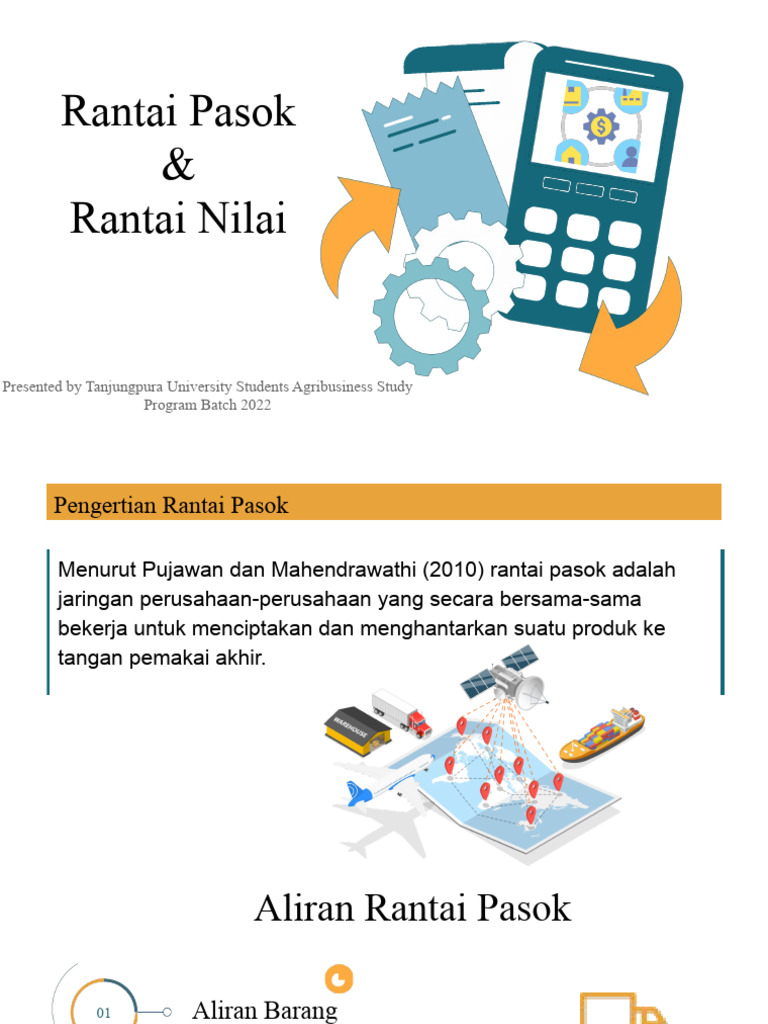 Tugas 1 PPT - Rantai Pasok & Rantai Nilai - AGB 2022 | PDF