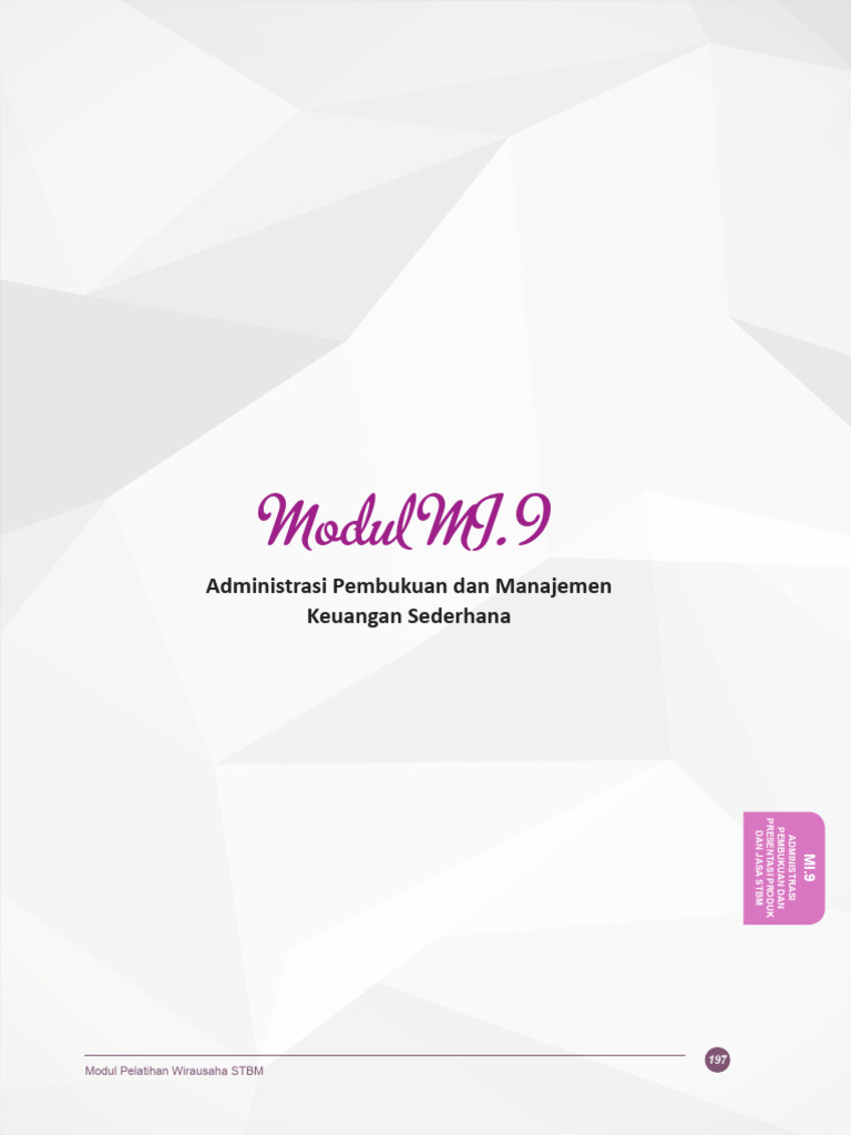 MI 9 Admin Pembukuan | PDF