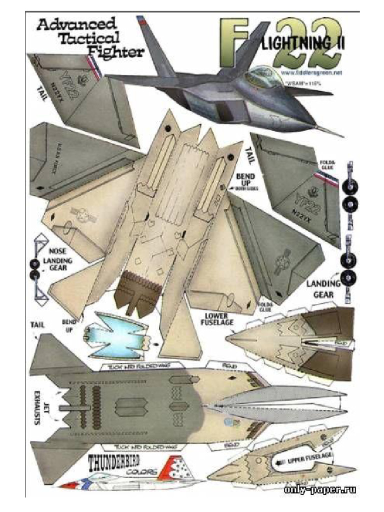 F 22 Papercraft | PDF