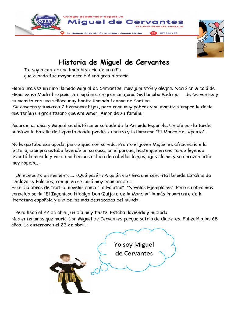 Balotario Cervantes - Iii Ciclo | PDF | Miguel De Cervantes | Don Quijote Balotario Cervantes - Iii Ciclo | PDF | Miguel De Cervantes | Don Quijote