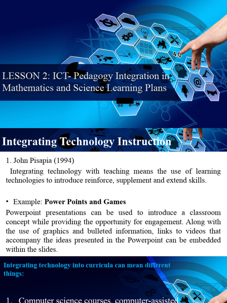 ICT Integration in Math and Science Education | PDF | Educational ...