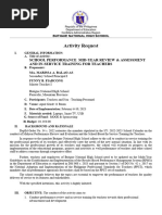 Training Design For Inset 2023 | PDF | Learning | Teachers