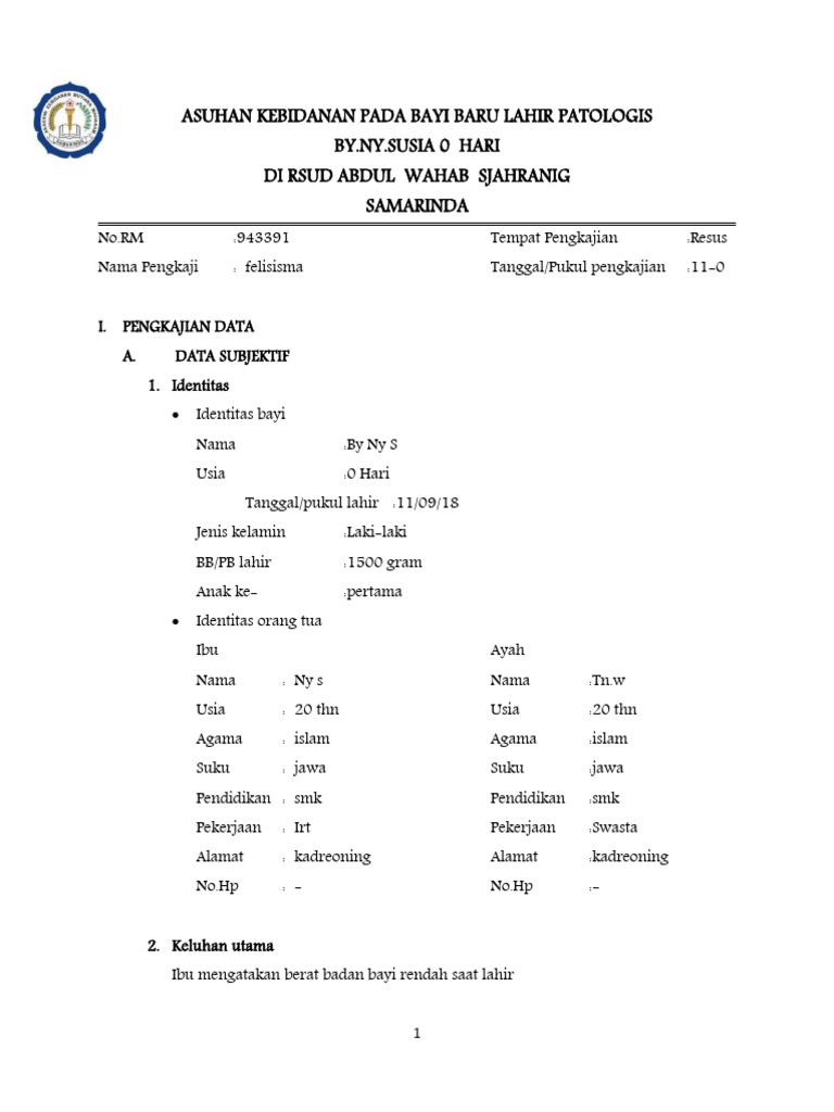 Asuhan Kebidanan Pada BBL Normal | PDF