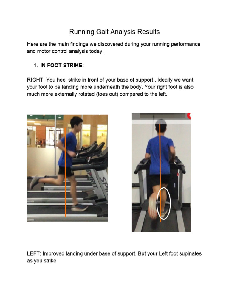Running Assessment Caleb Results | PDF | Wellness