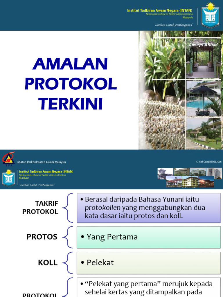 Amalan Protokol Terkini | PDF