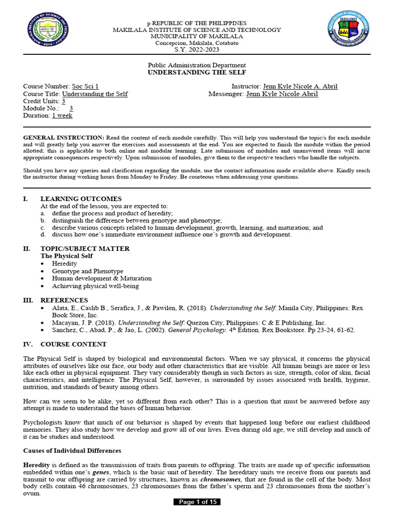 SOC SCI 1 Midterm Month 2 | PDF | Dominance (Genetics) | Menstrual Cycle