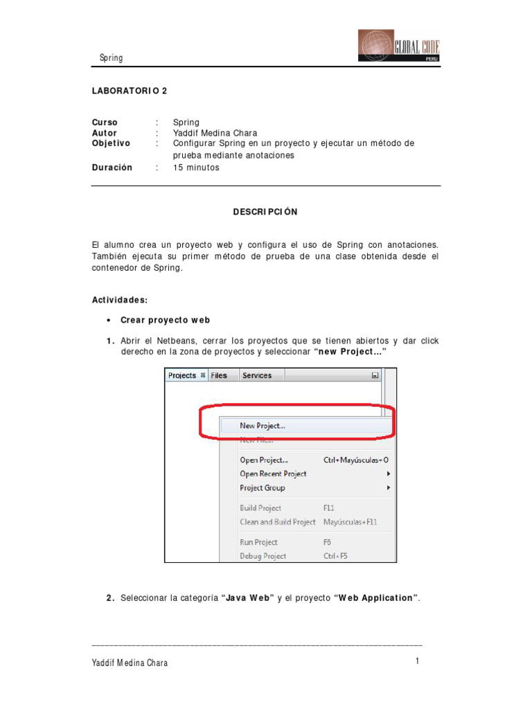 Configuración Básica de Spring | PDF | Java (lenguaje de programación) | Tecnologías de la ...