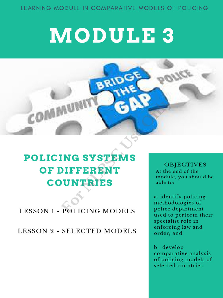Module 3 | PDF | Police | Legal Action