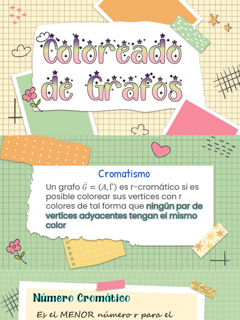 Coloreado de Grafos - MAT-123 | PDF | Conceptos matemáticos | Teoría de ...