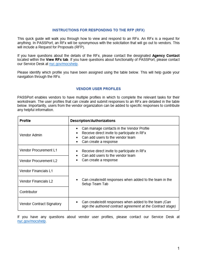 02 - Instructions For Responding To The RFX | PDF | Request For Proposal | Microsoft Excel
