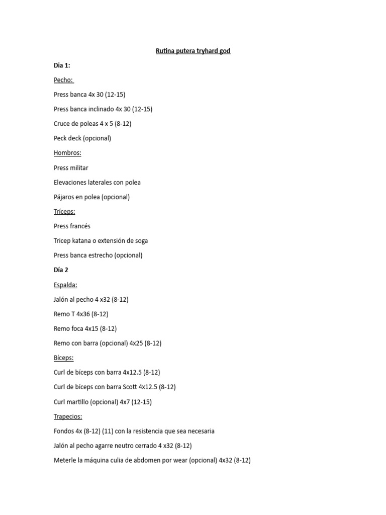 Rutina Culia God | PDF | Métodos y materiales de enseñanza | Historia