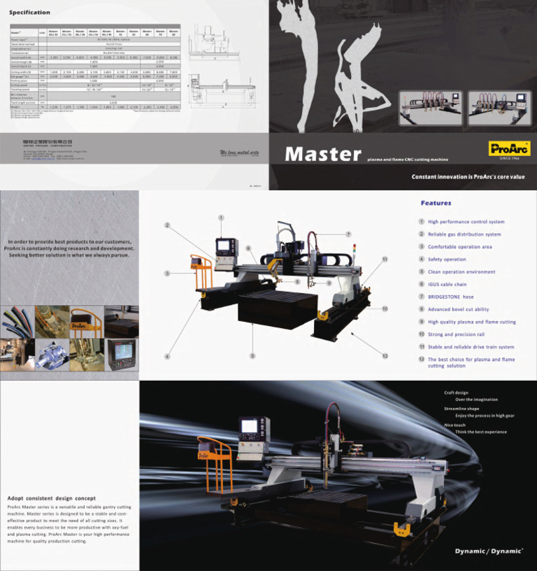 PROARC Master High Precision CNC Cutting Machine | PDF