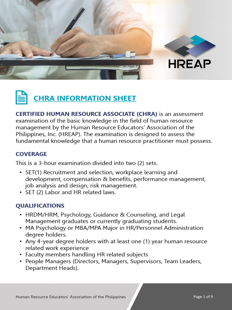 CHRA Information Sheet 2021 | PDF | Human Resource Management | Manila
