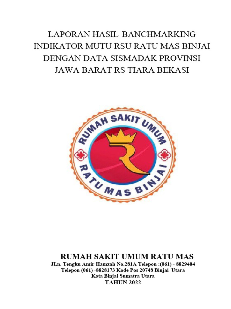 Banchmarking Rsu Ratu Mas Dengan RS Lain | PDF