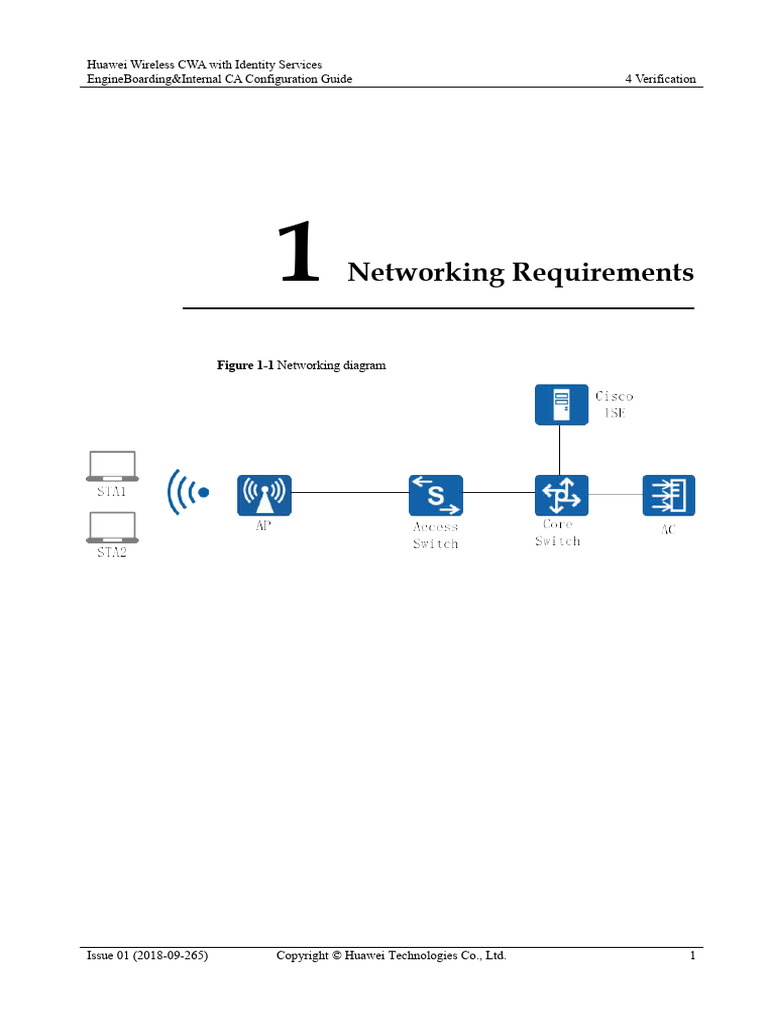 Huawei Wireless CWA With Identity Services Engine | PDF | Radius ...