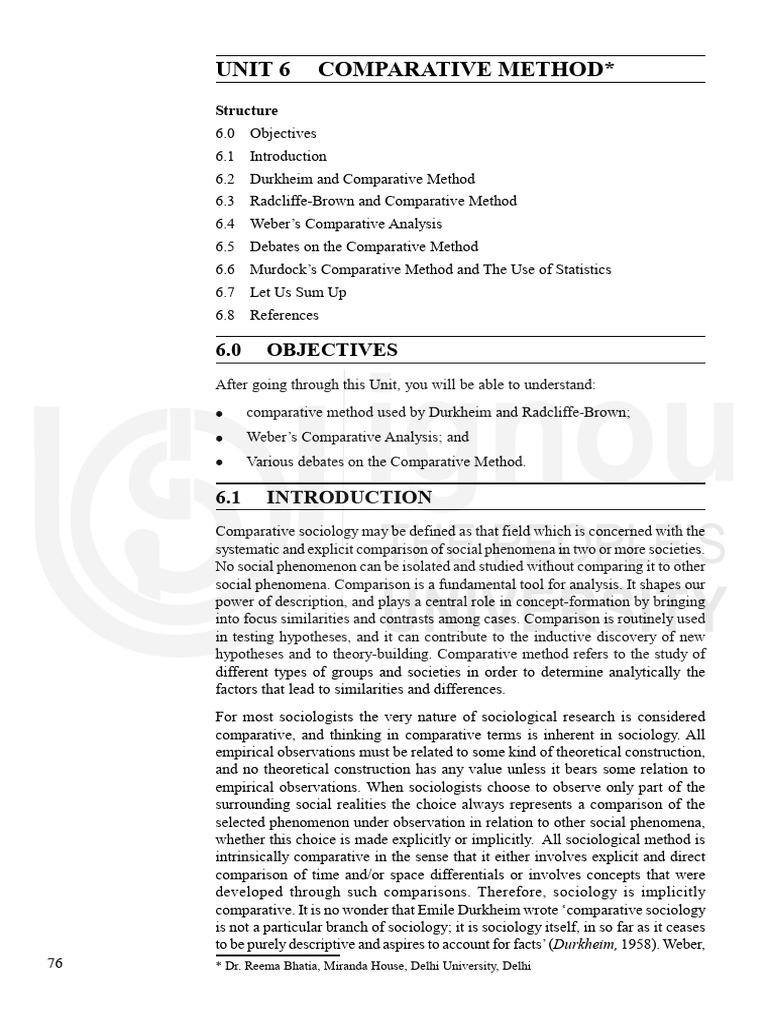 Comparative Method 3 | PDF | Sociology | Émile Durkheim