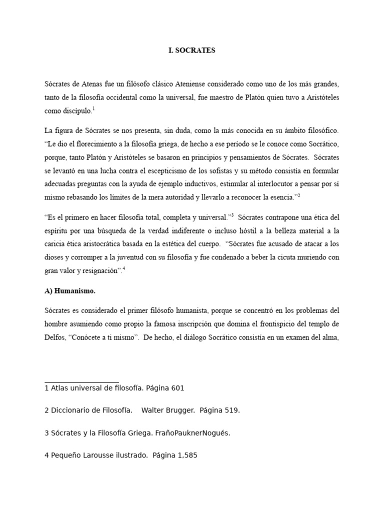 Filosofia Socratica | PDF | Filosofía | Ciencia y matemáticas